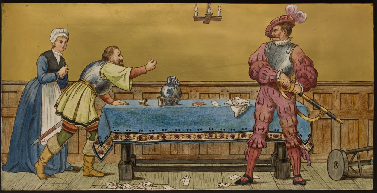 The Soldier, plaque depicting an illustration from Shakespeare's Seven ...