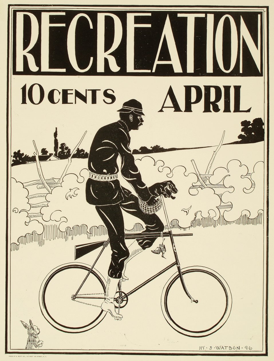 Recreation, April by Henry Sumner Watson: Fine art print