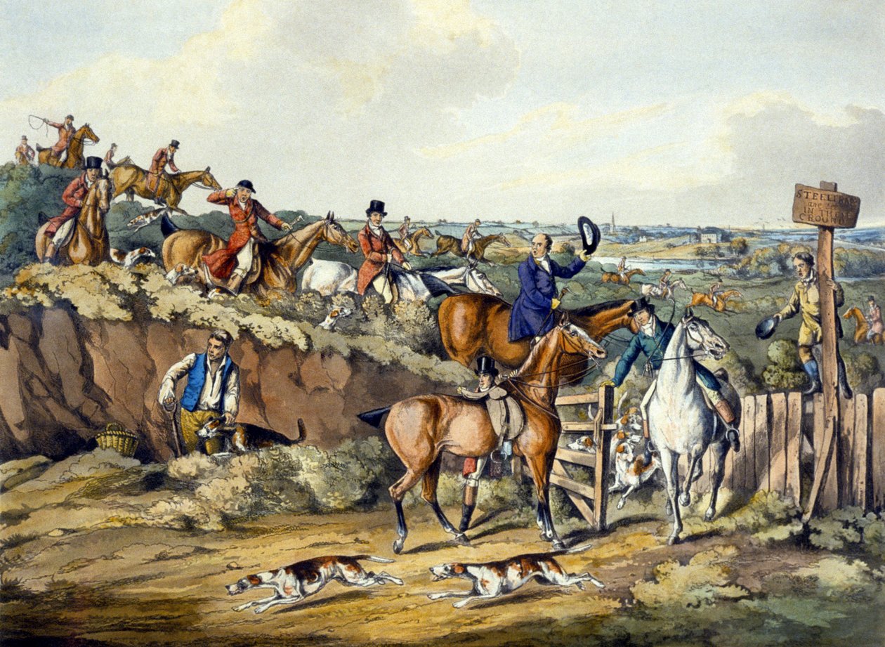 Gone Away, from 'Foxhunting' (engraved by Thomas Sutherland)