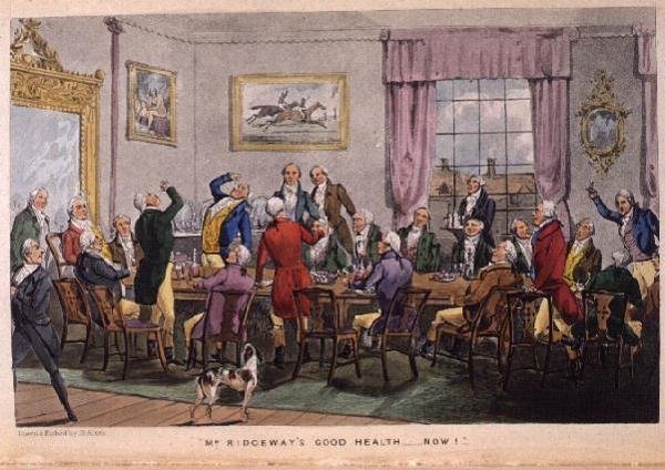 Mr Ridgeway's Good Health...Now!, from Nimrod's The Life of a Sportsman