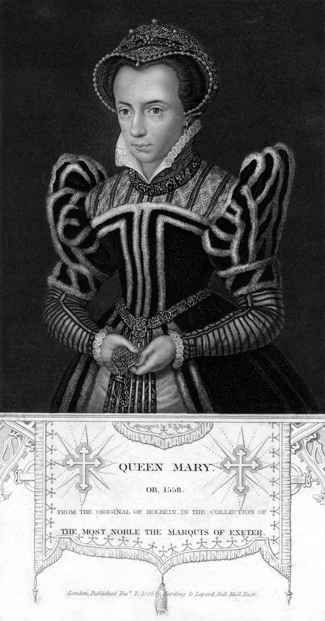 Queen Mary I of England, 1836 by Henry Thomas Ryall