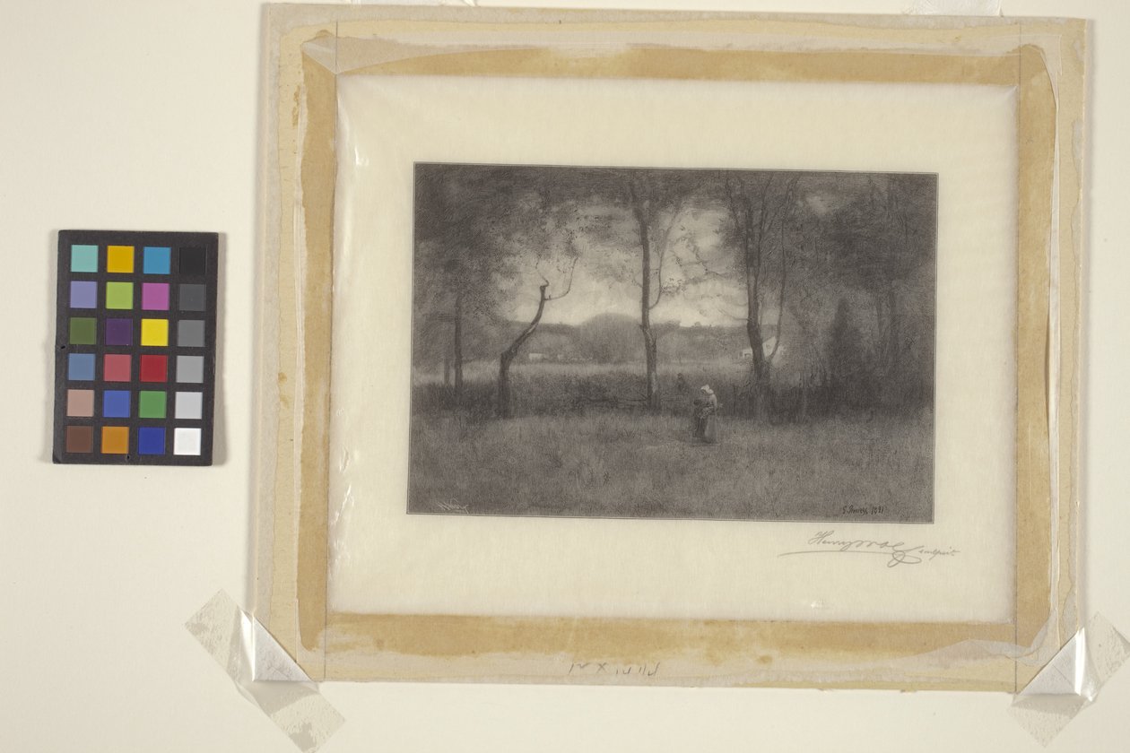 Landscape by Henry Wolf: Highest-quality art reproduction