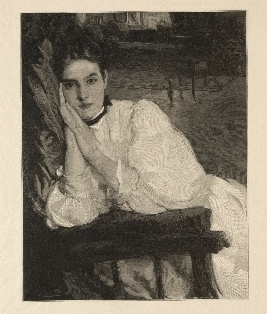 Reverie by Henry Wolf: Highest-quality art reproduction