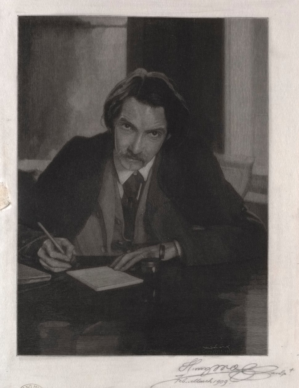 Robert Louis Stevenson by Henry Wolf: Buy fine art print