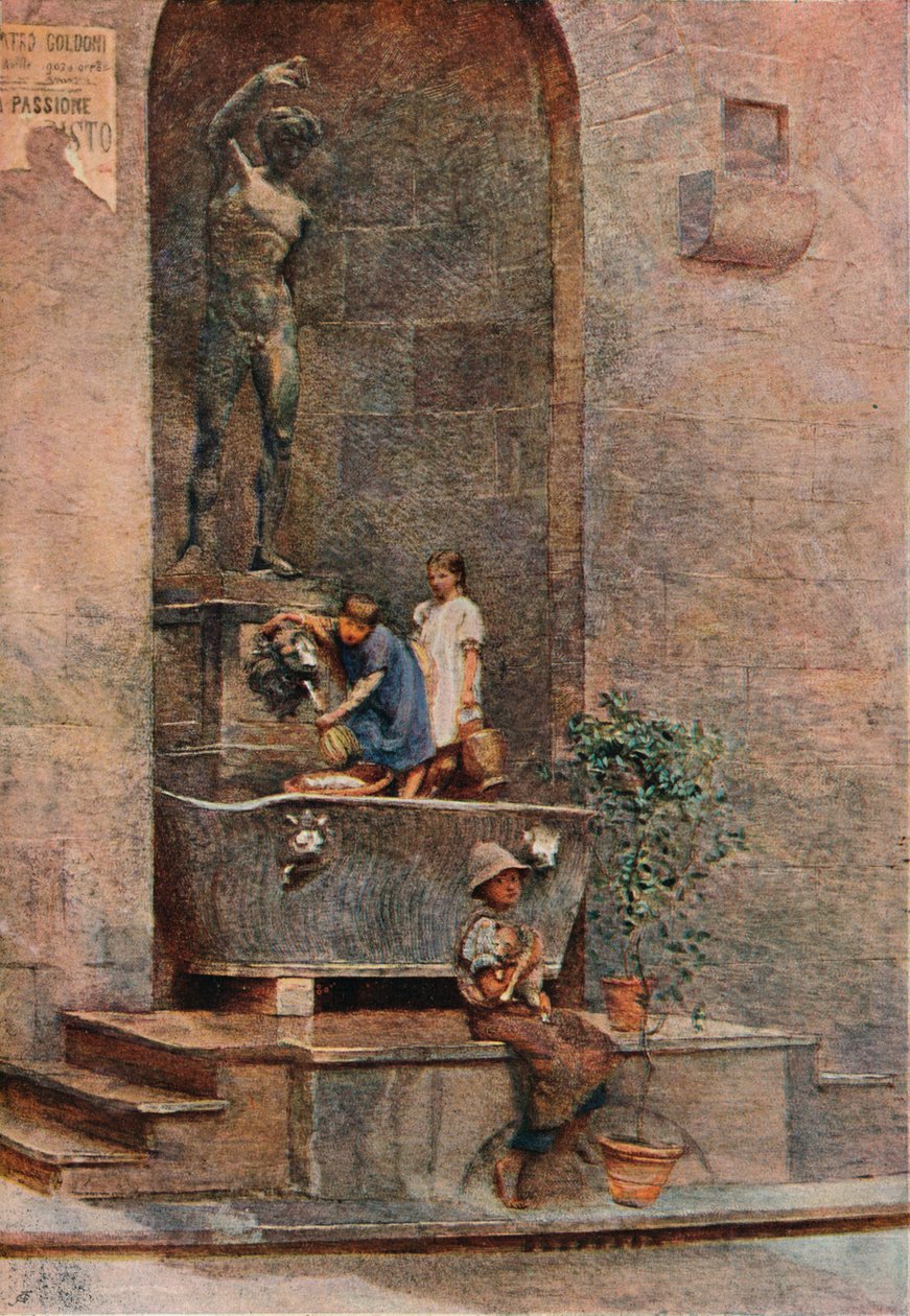The Fountain, c1904 by Herbert Alexander Collins