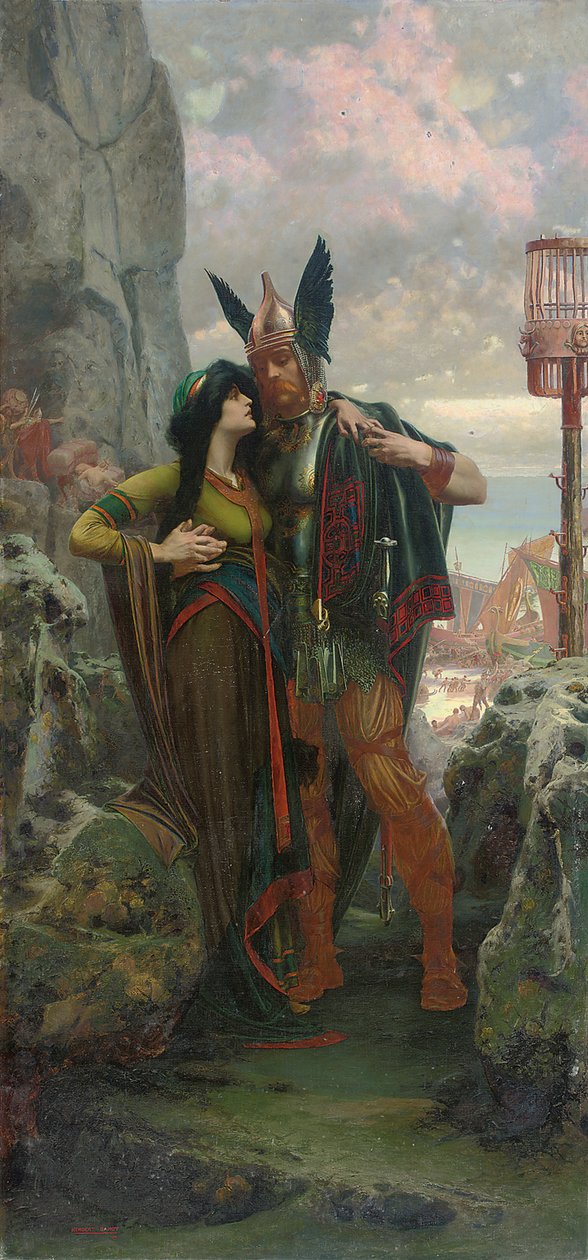 The Viking Farewell by Herbert Gandy: Buy fine art prints