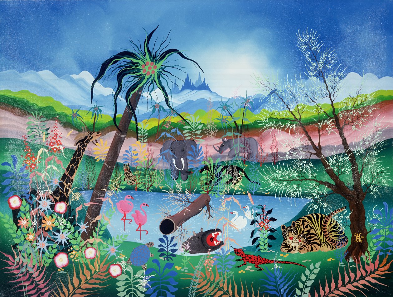 The Garden of Eden by Herbert Hofer: Buy fine art print