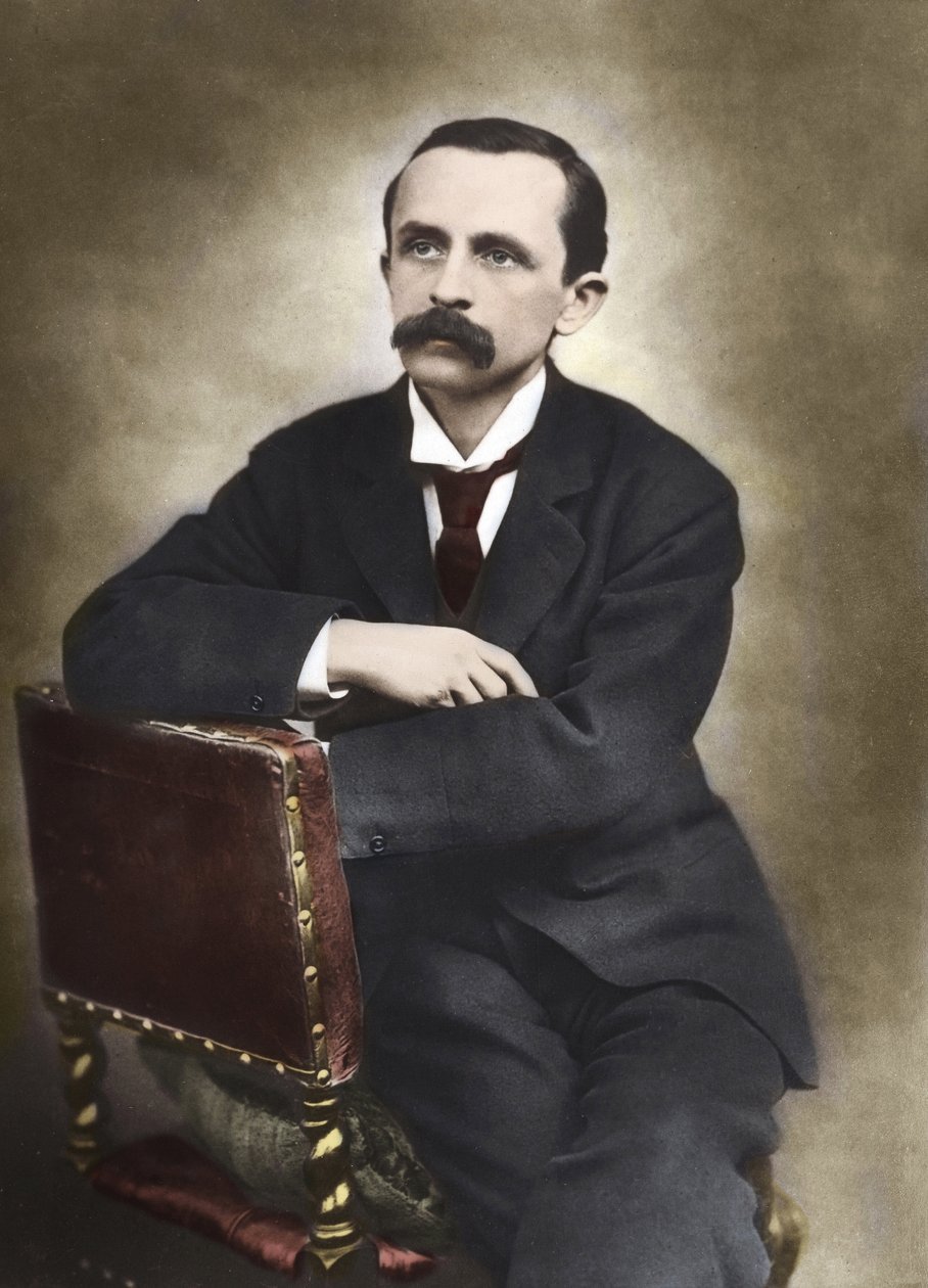 Portrait of J.M. Barrie Photographed by Barraud in 1893 - James Matthew ...