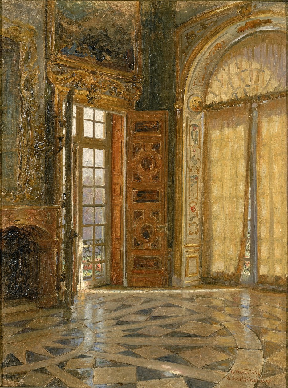 Vestibule Corner, Schleissheim, Prince Regent Luitpold's Palace
