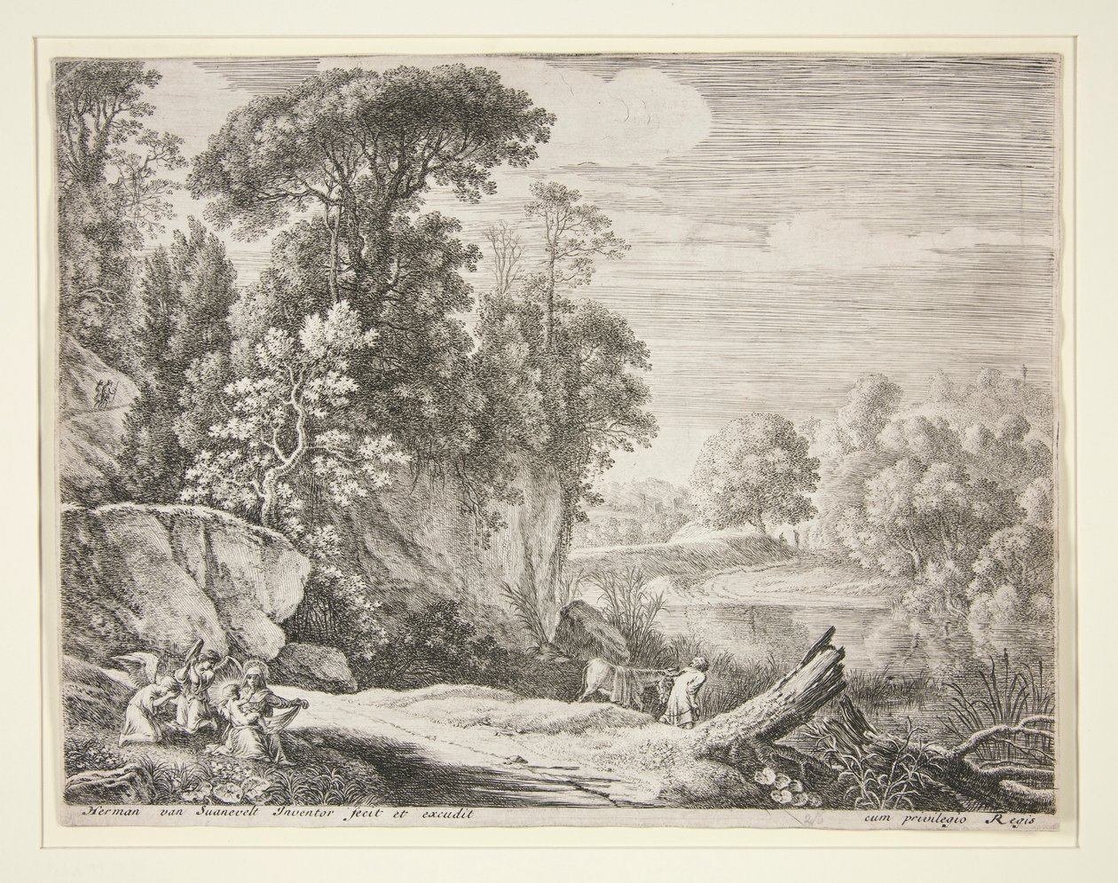 The Donkey Led to the River, from the Set The Flight into Egypt