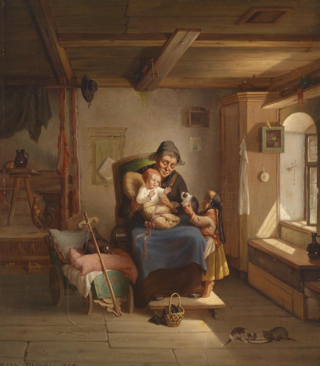 The Little Kitten by Hermann Volz: Buy fine art print