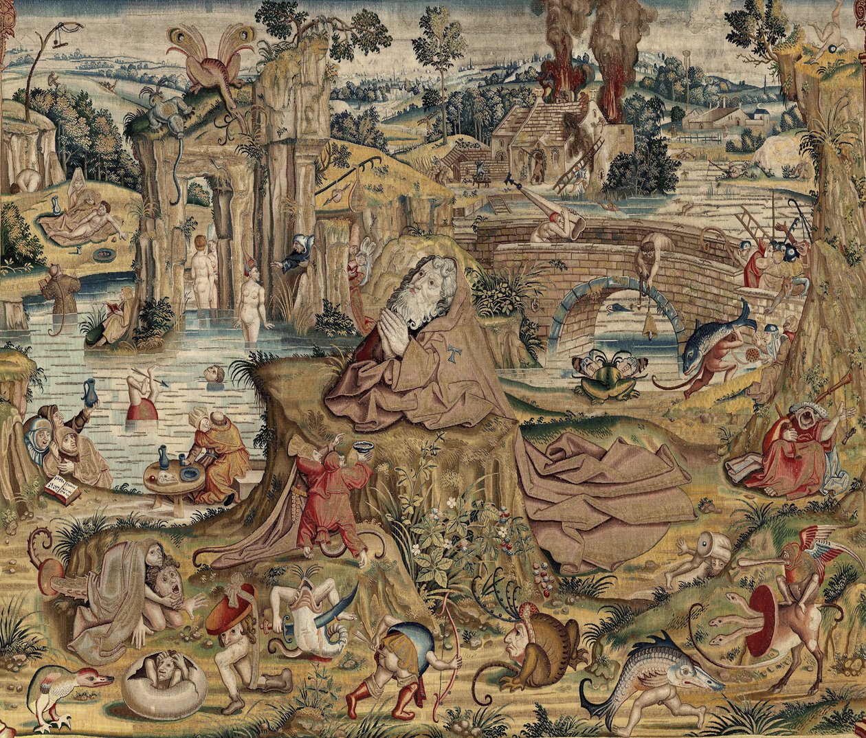 Tapestry Inspired by the Work of Hieronymus Bosch, c.1560