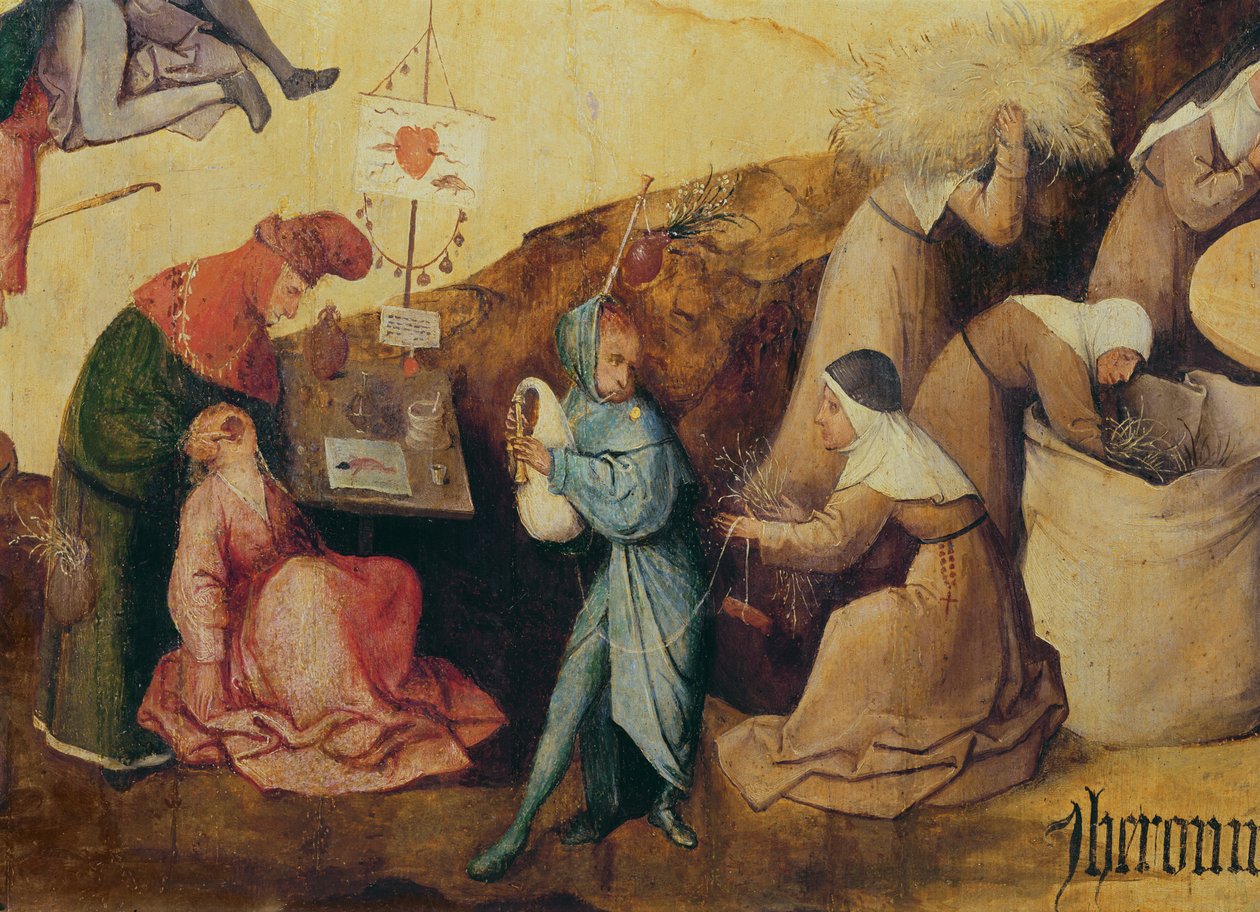 The Tooth Puller, the Bagpipe Player and the Wood Collectors, detail of ...