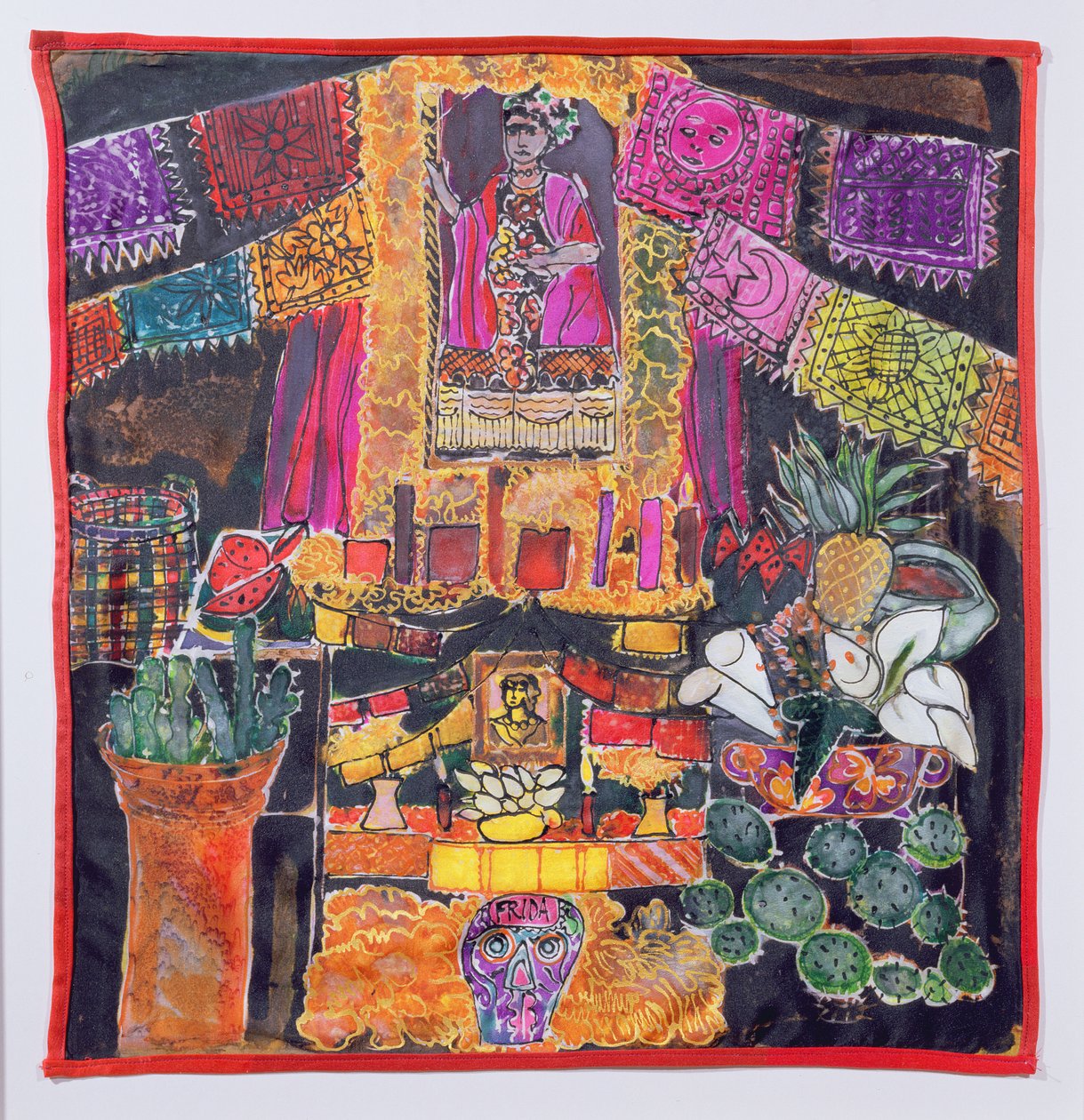 Frida Kahlo Shrine, 2005 by Hilary Simon: Fine art print