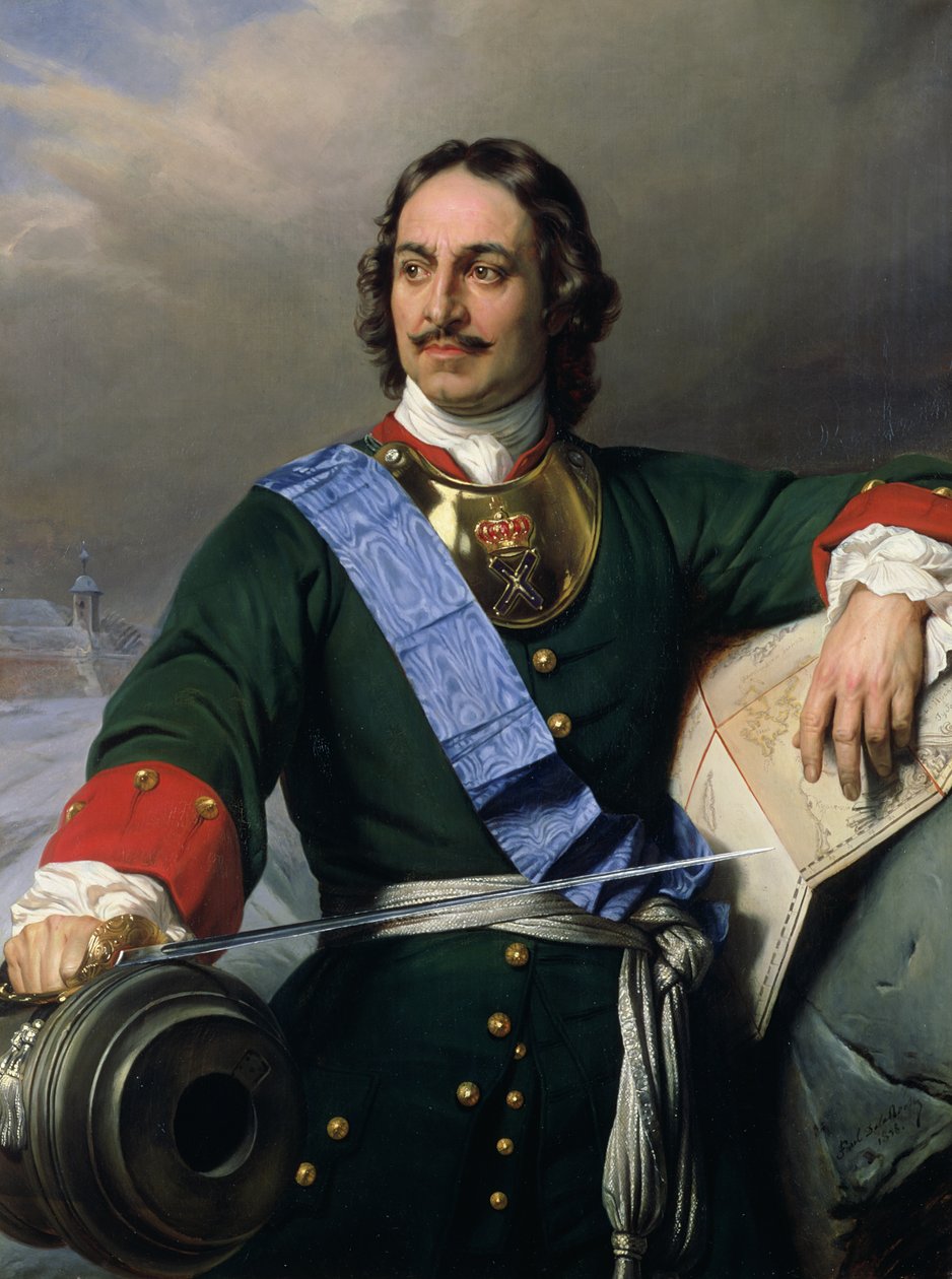 Peter I the Great by Hippolyte Delaroche: Fine art print