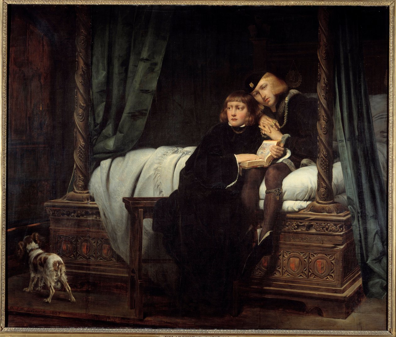 The Children of Edward (1483). Portrait of the children of Edward IV of ...