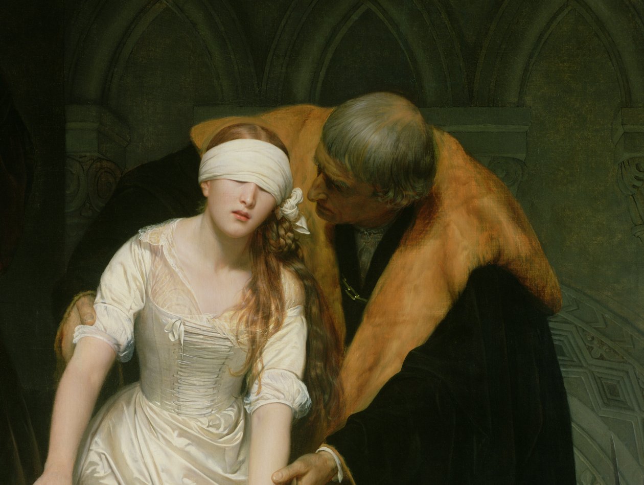 The Execution of Lady Jane Grey, 1833 (detail)