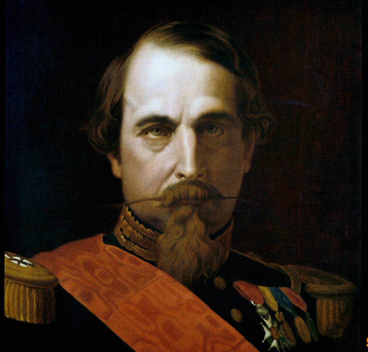 Portrait of Emperor Napoleon III (detail)