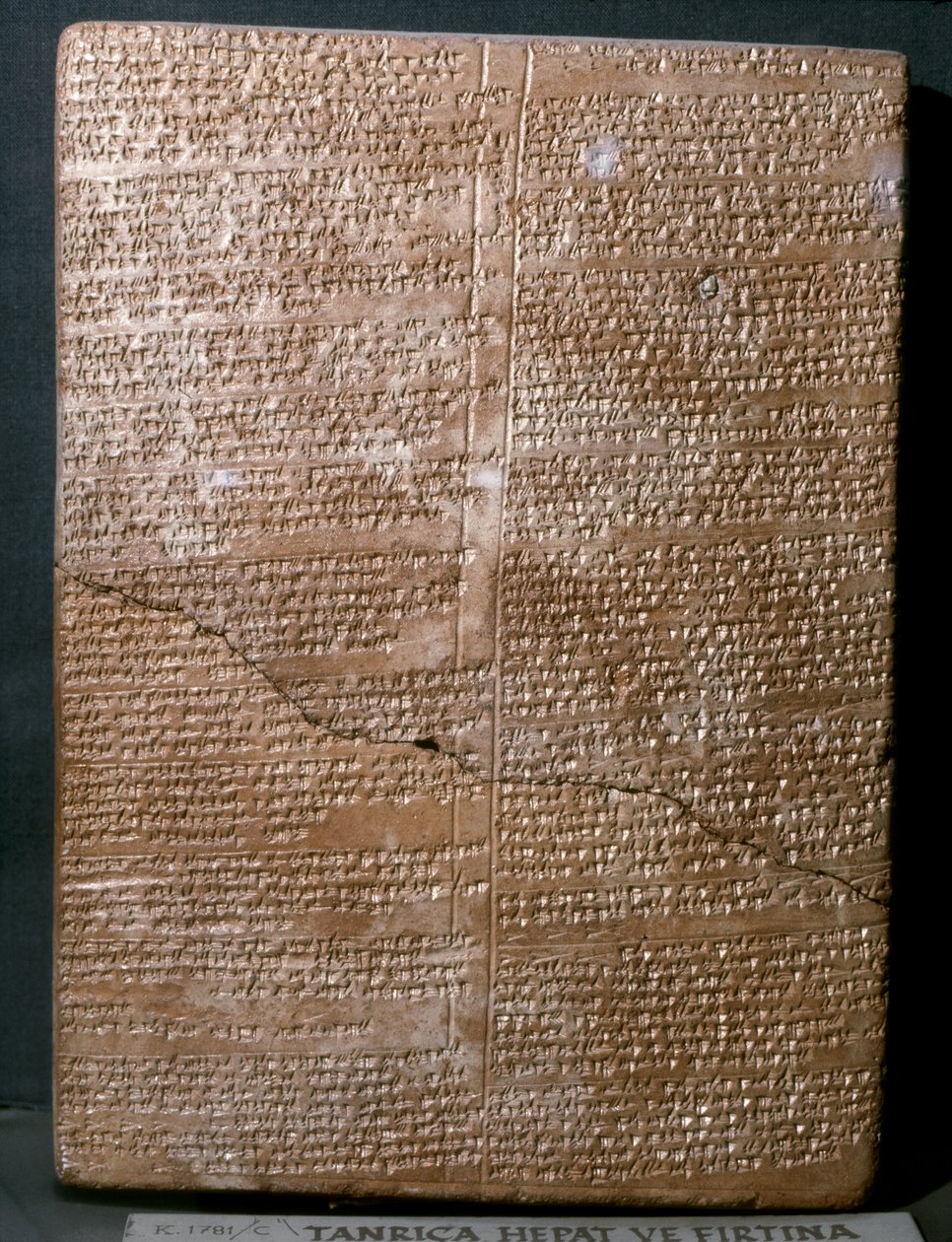 Ancient Orient Art (Hittite): Cuneiform Tablet in Hittite Language