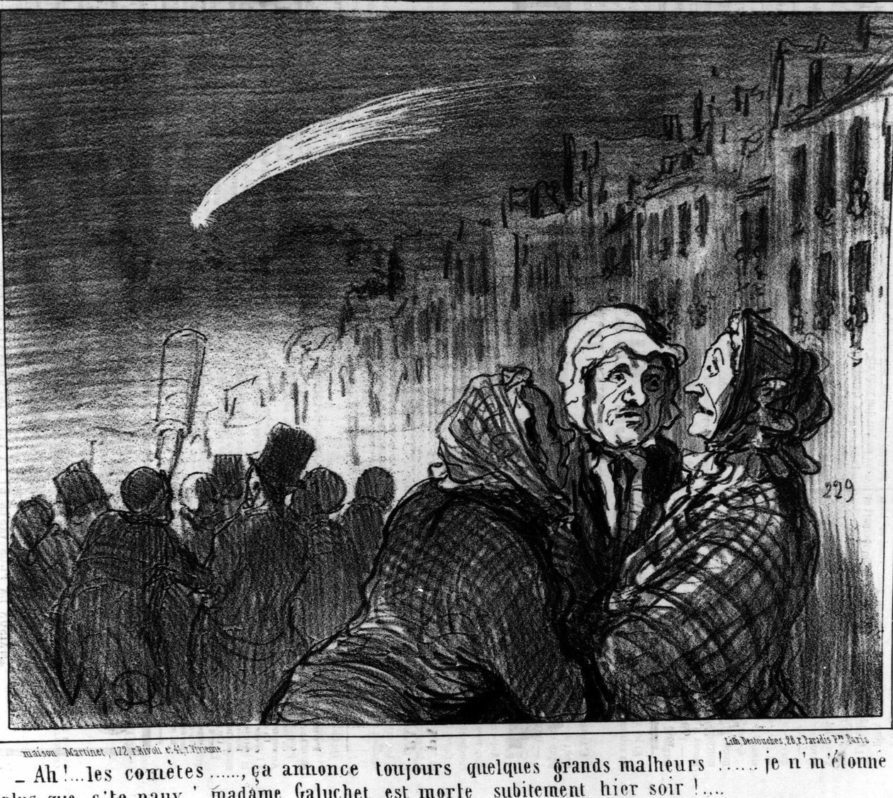 Ah! Comets... It Always Announces Some Great Misfortunes! (Cartoon by ...