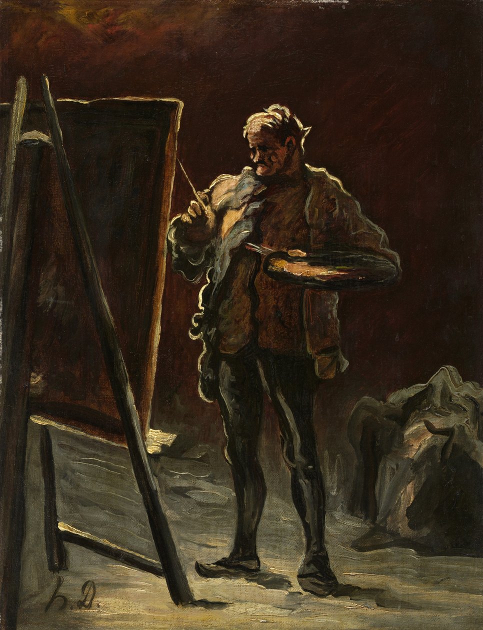 An Artist by Honoré Daumier: Buy fine art print