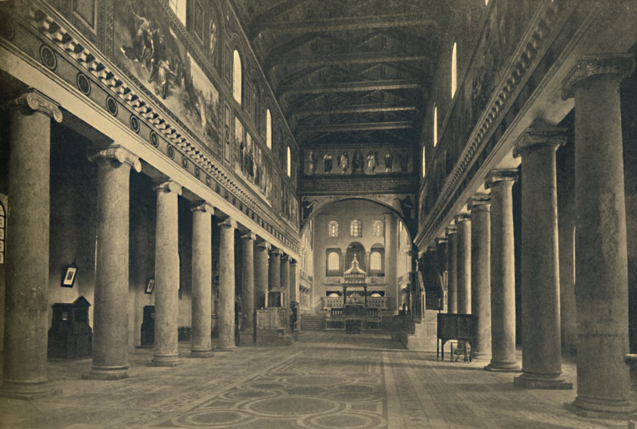 Roma - St.-Lawrence-outside-the-Walls, 1910 by Honorius IV