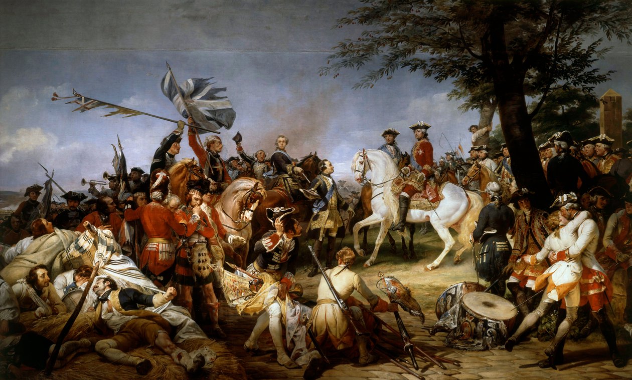 War of the Succession of Austria: The Battle of Fontenoy 11/05/1745 ...