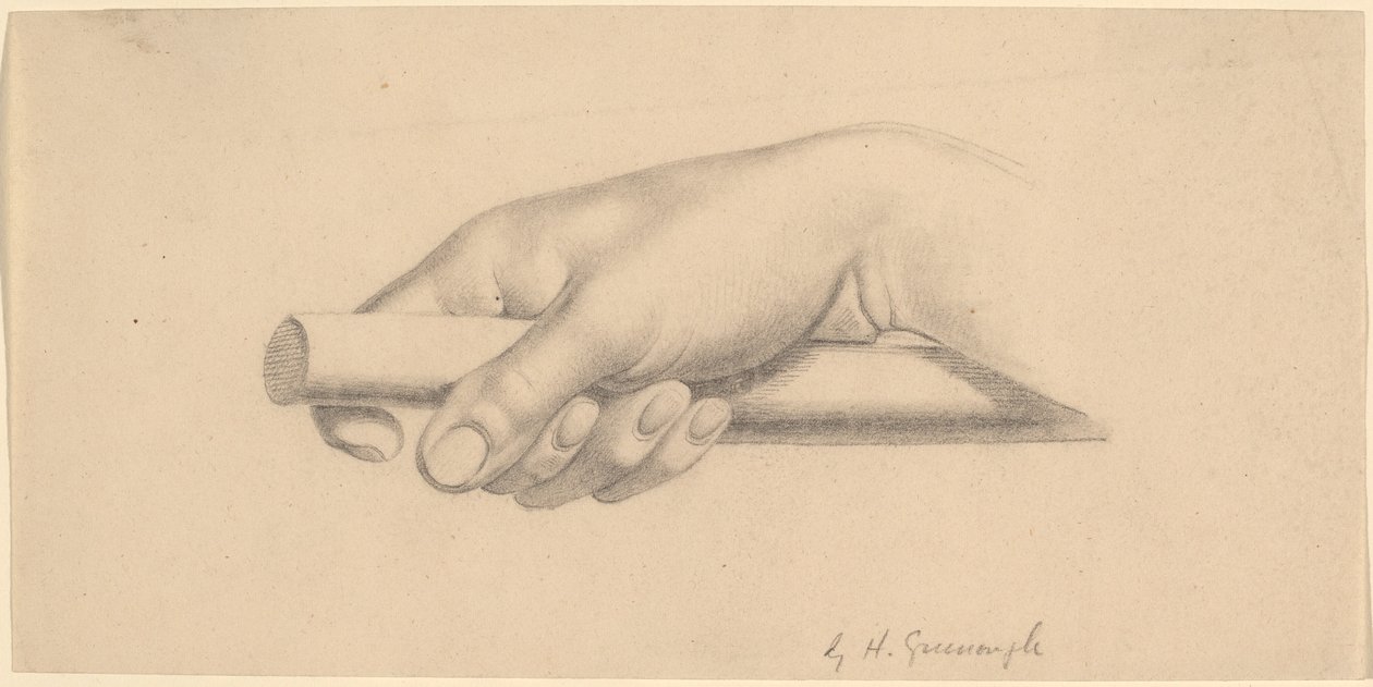 Right Hand Holding Short Rod by Horatio Greenough