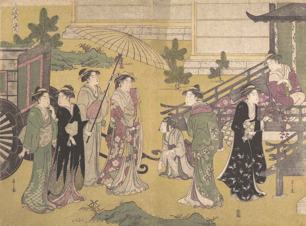 Fuji no Uraha by Hosoda Eishi: Premium art reproduction