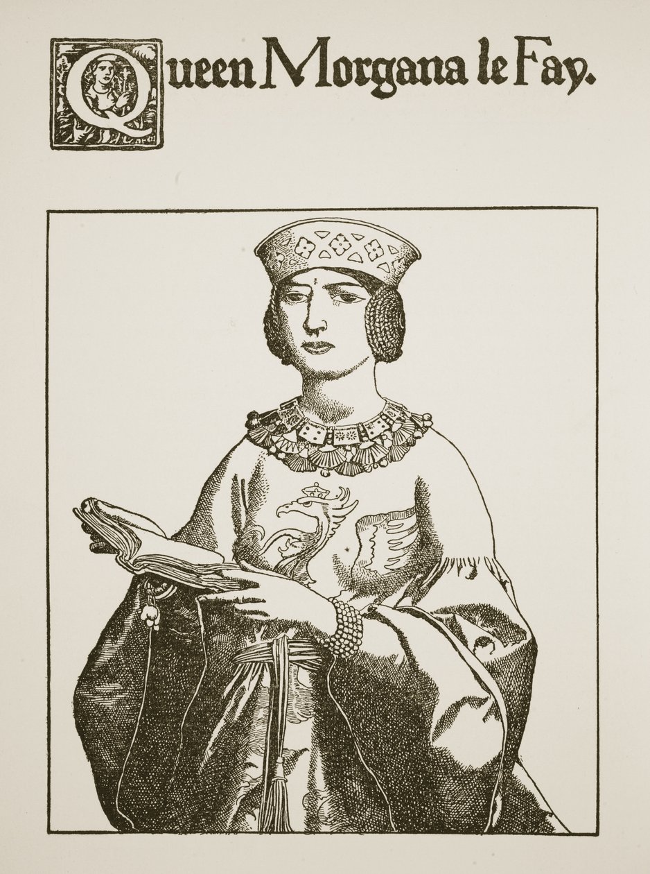 Queen Morgana le Fay (illustration from 'The Story of King Arthur and ...
