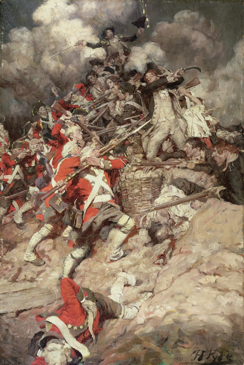 They Scrambled up the Parapet and Went Over the Top, Pell Mell, Upon ...