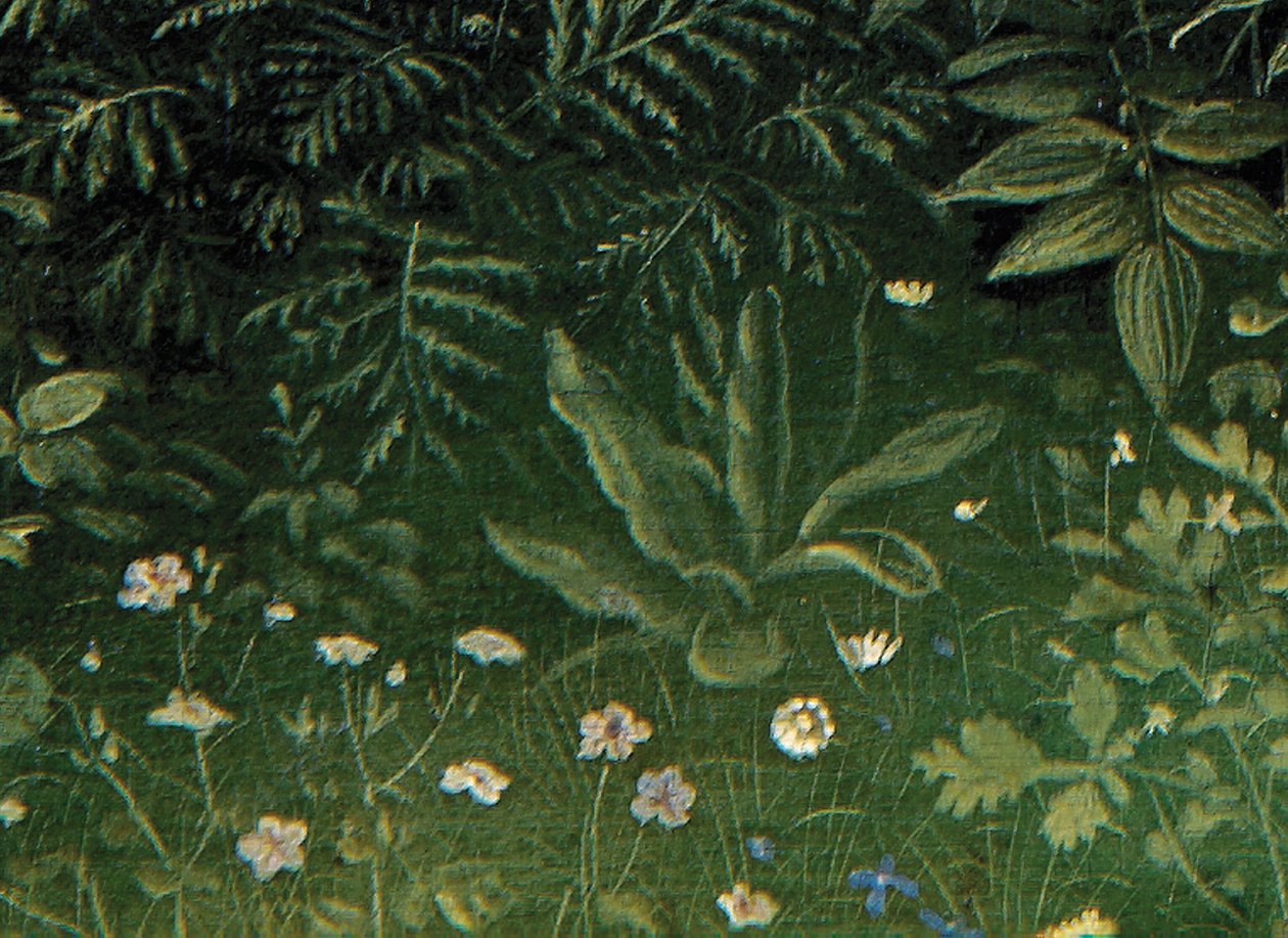 Detail of the Adoration of the Mystic Lamb, from the Centre Panel of ...