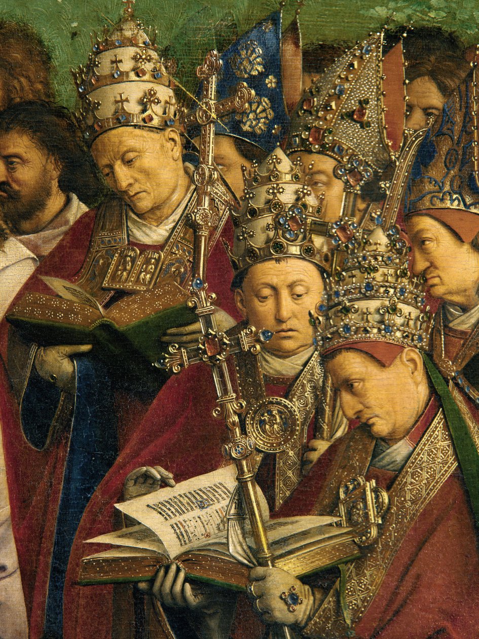 The Adoration of the Mystic Lamb (detail)