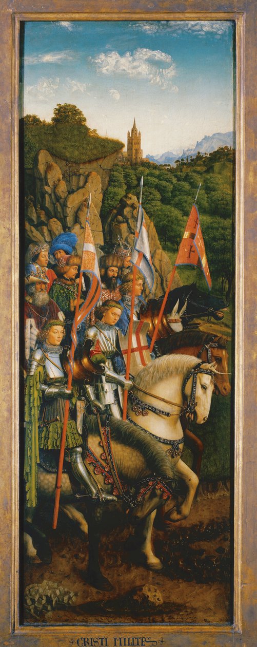 The Knights of Christ, from the left side of the Ghent Altarpiece