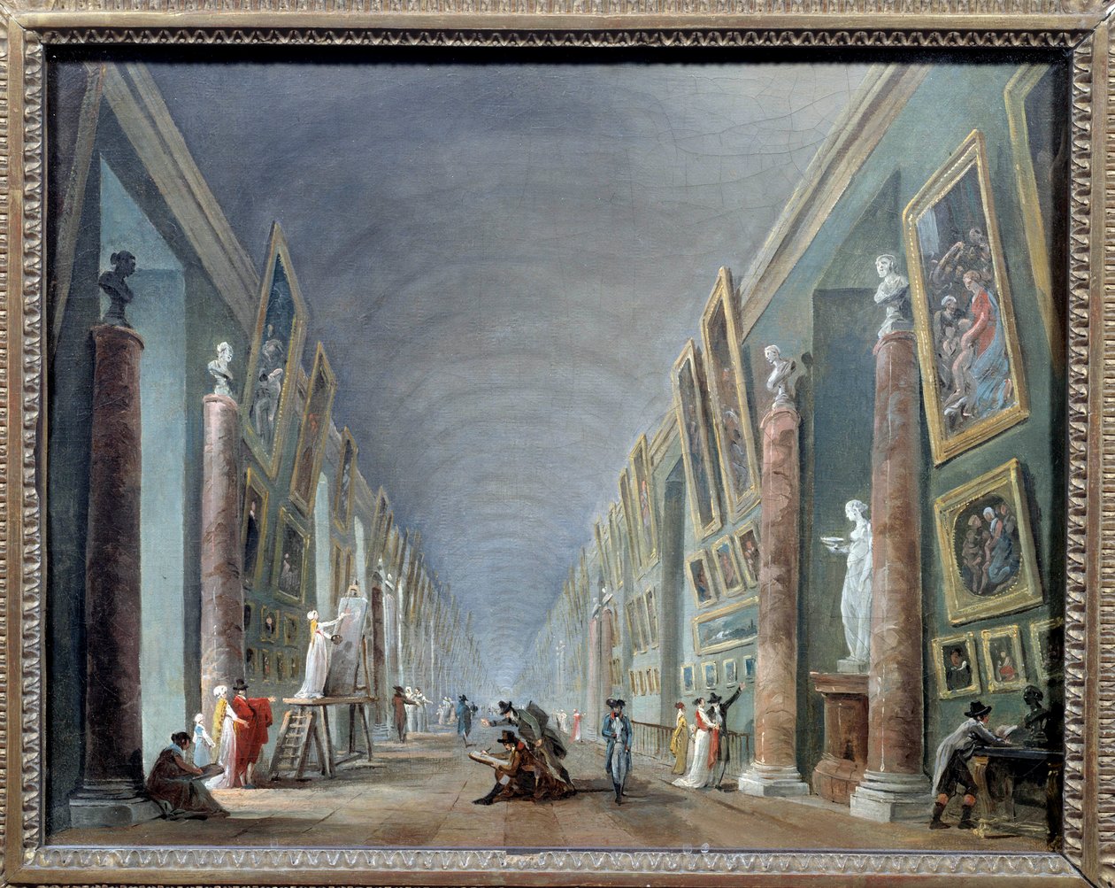The Grand Hall of the Louvre between 1801 and 1805