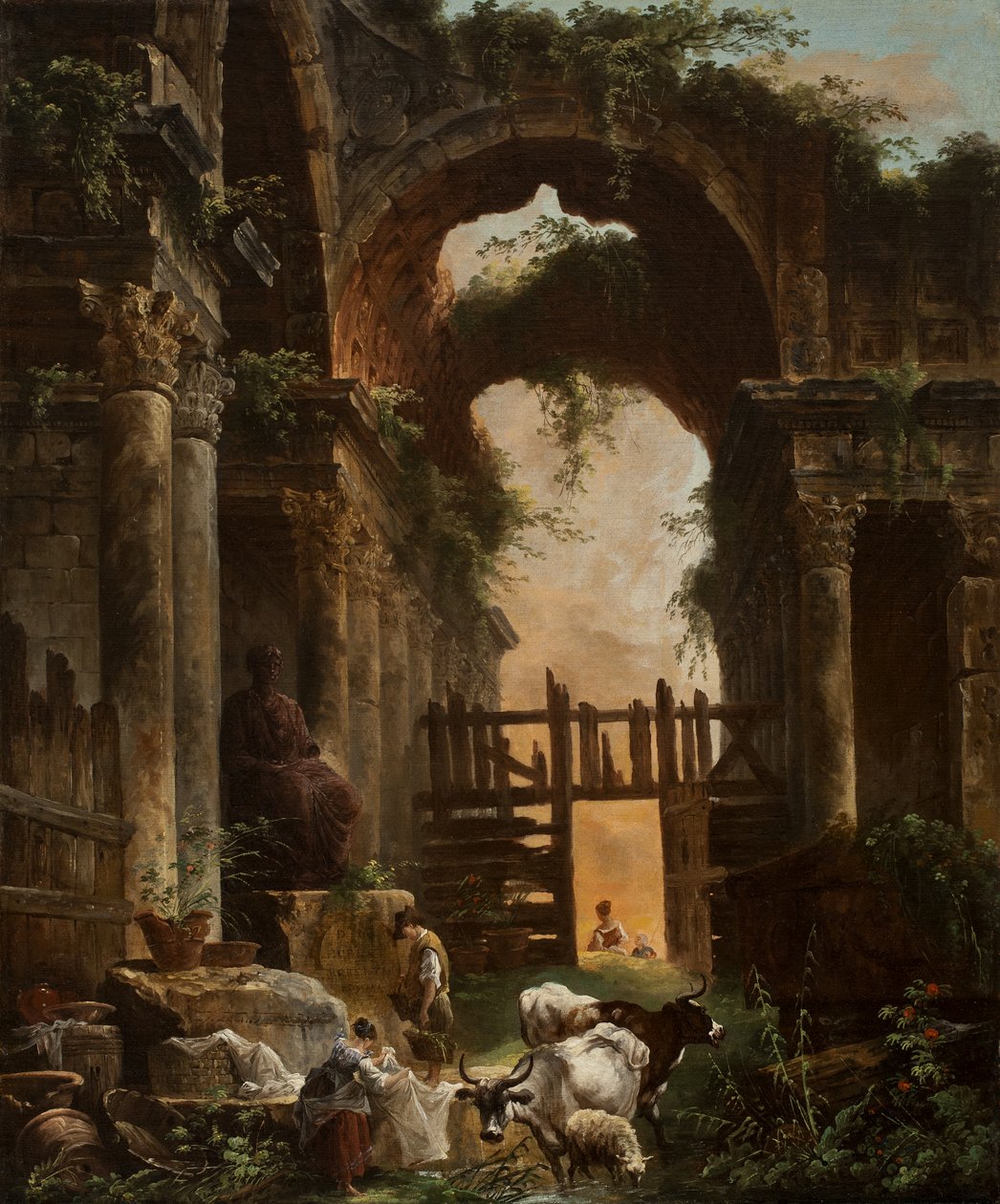 Roman Ruins, 1759 by Hubert Robert: Premium art reproduction