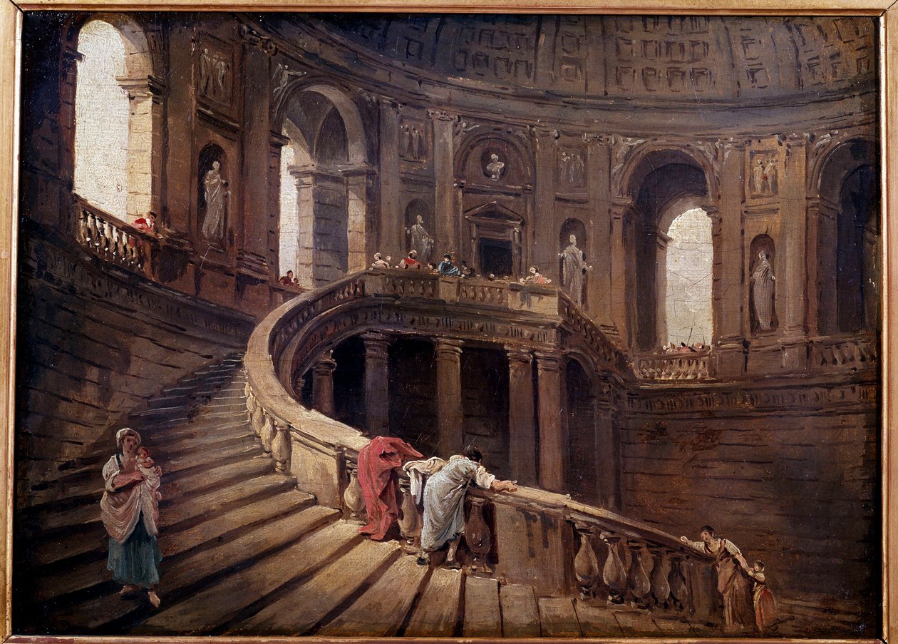 The Revolving Staircase of Palazzo Farnese a Caprarola