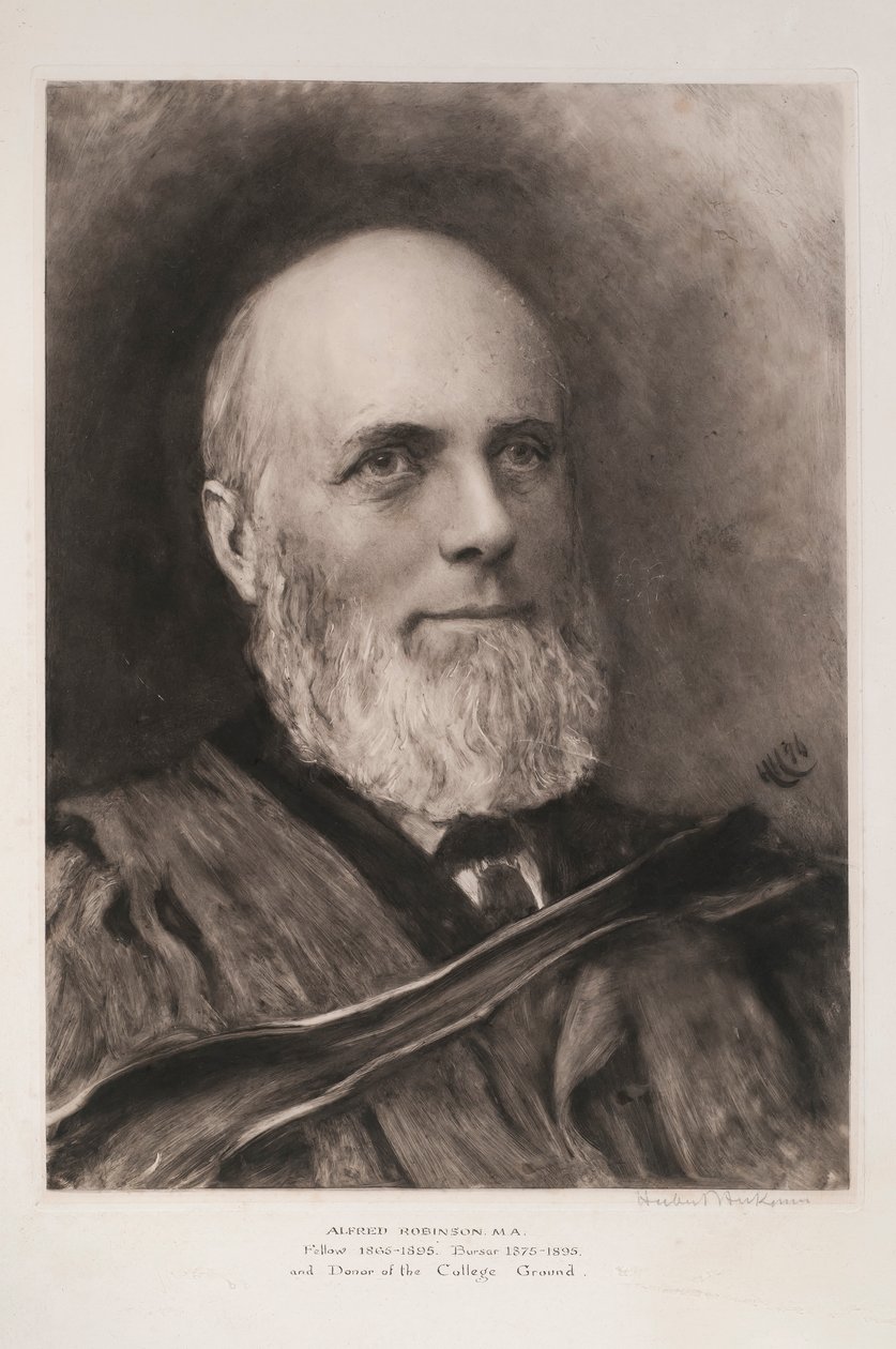 Alfred Robinson, 1896 by Hubert von Herkomer