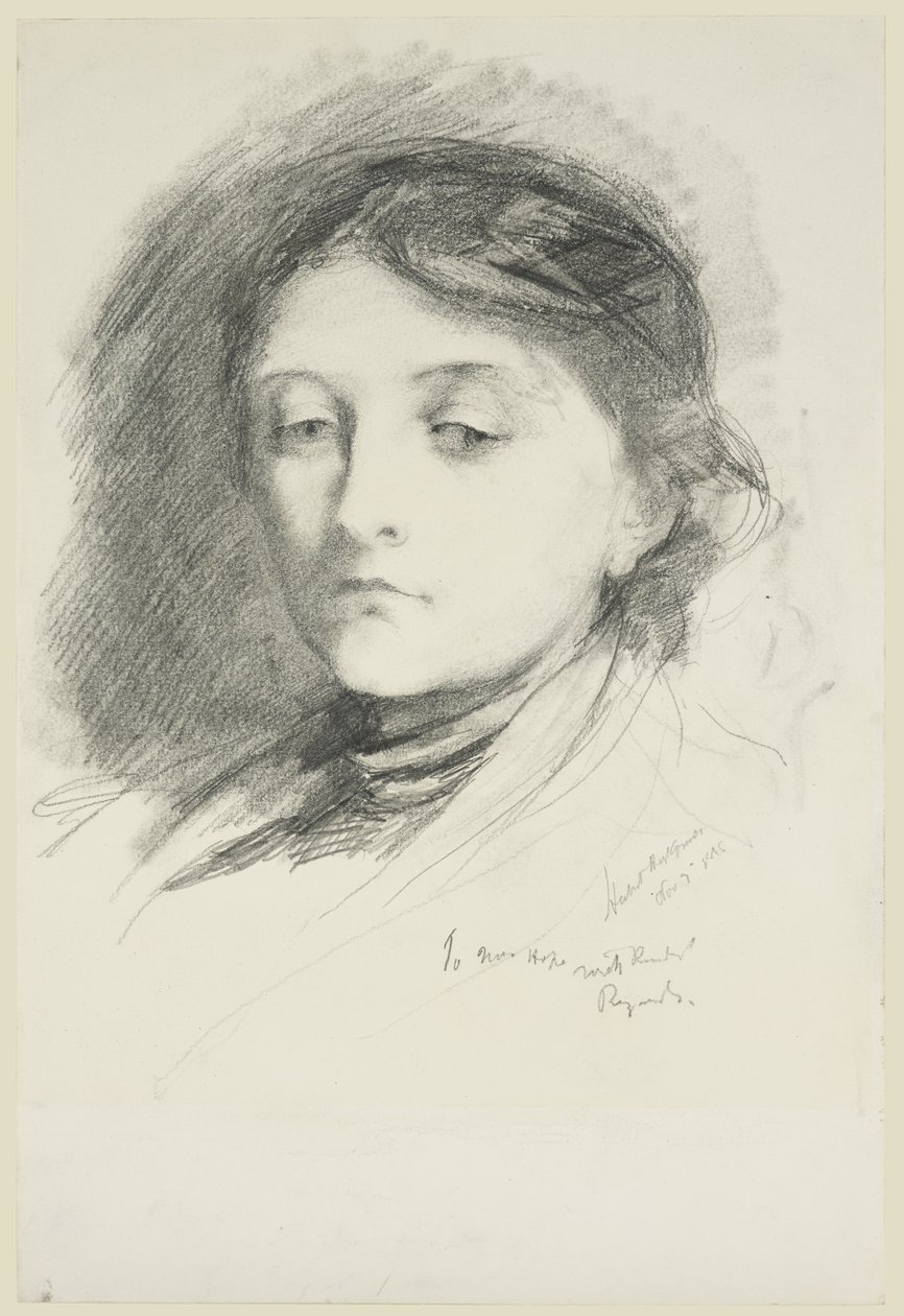 Mrs Thomas Tylston Greg by Hubert von Herkomer