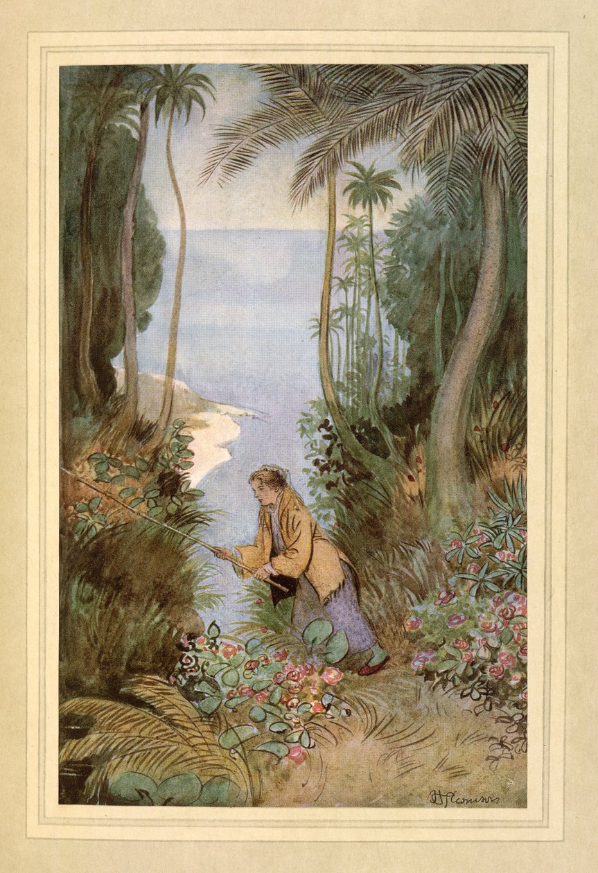 Fishing, from 'The Admirable Crichton' by J. M. Barrie