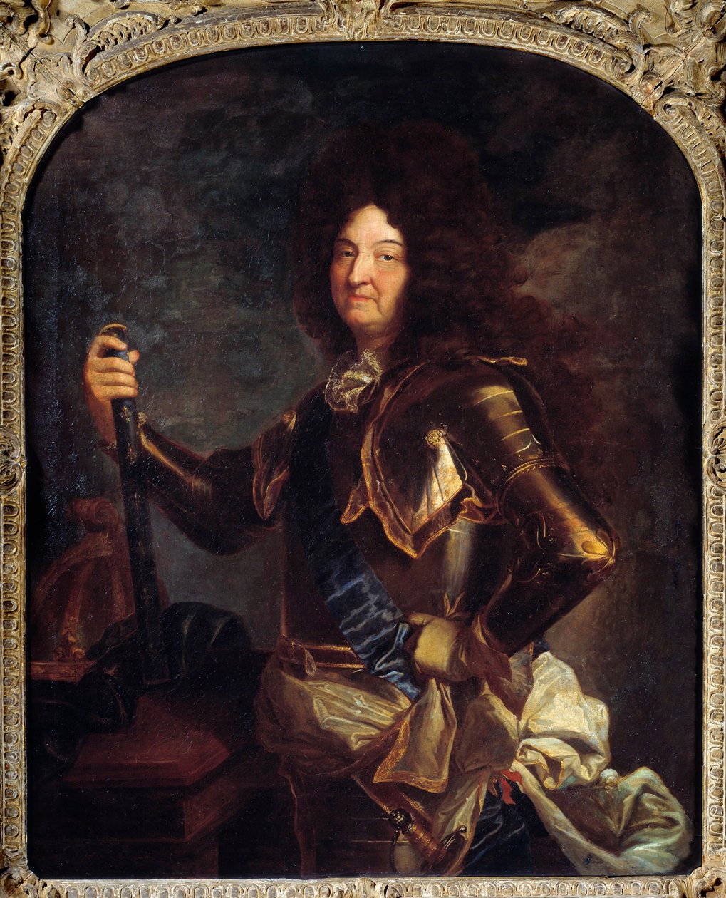 Rigaud Louis Xiv Portrait Du Roi Louis XIV En Armure By Hyacinthe