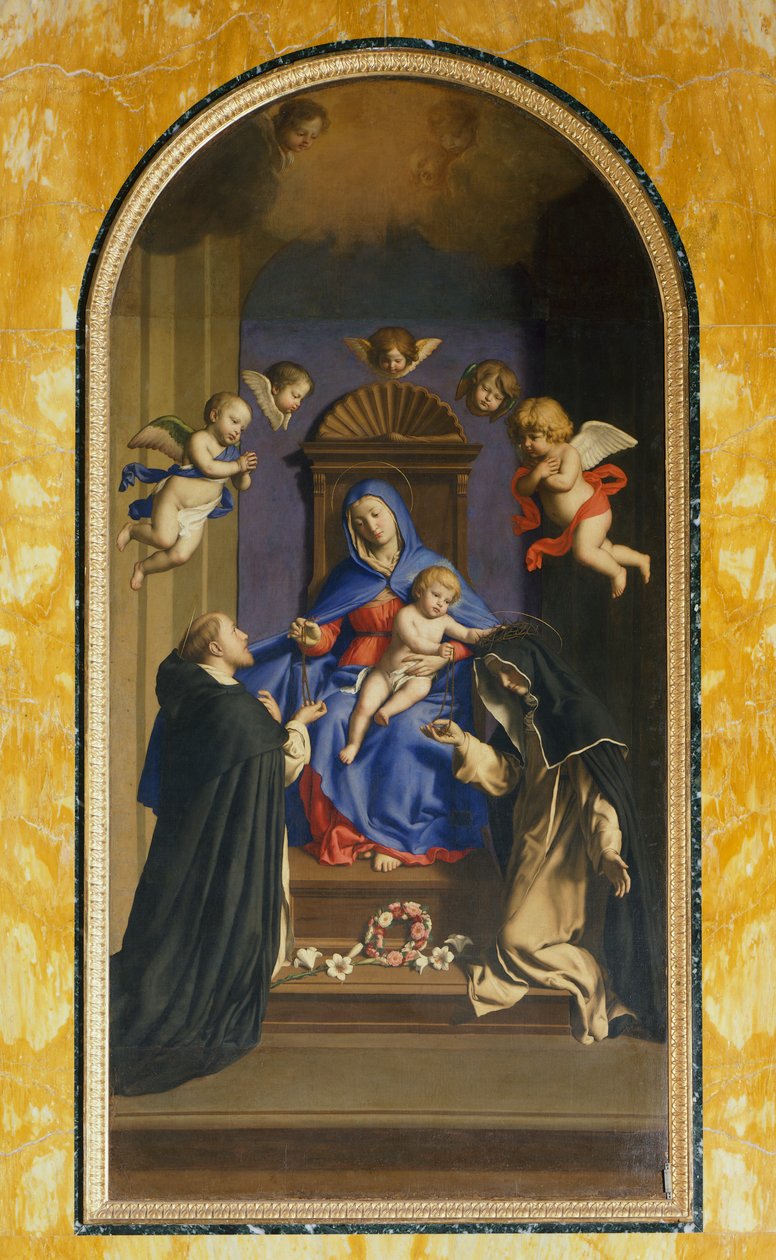 Our Lady of the Rosary with St Dominic and St Catherine, Chapel of St ...