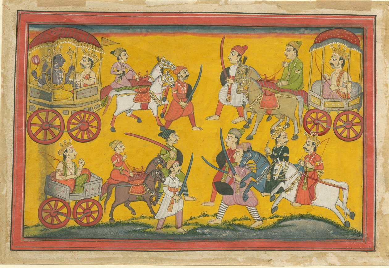 Vishnu Procession by Indian Art: Buy fine art print