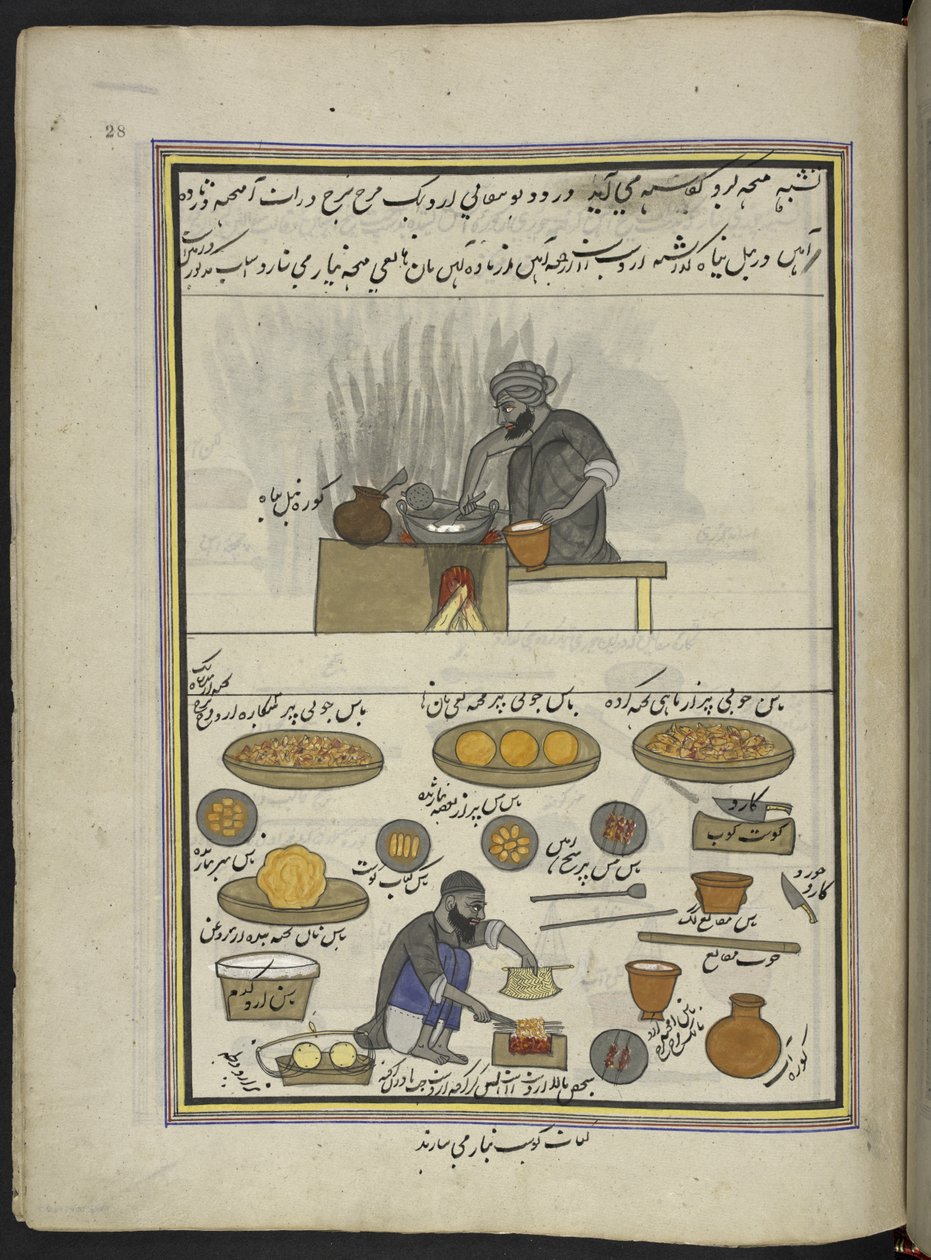 Cooked food and kawab makers by Indian School