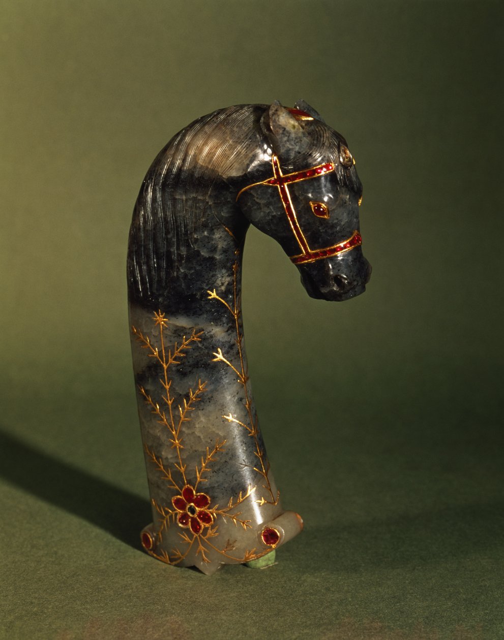 Dagger Handle in the Form of a Horse's Head, Mughal