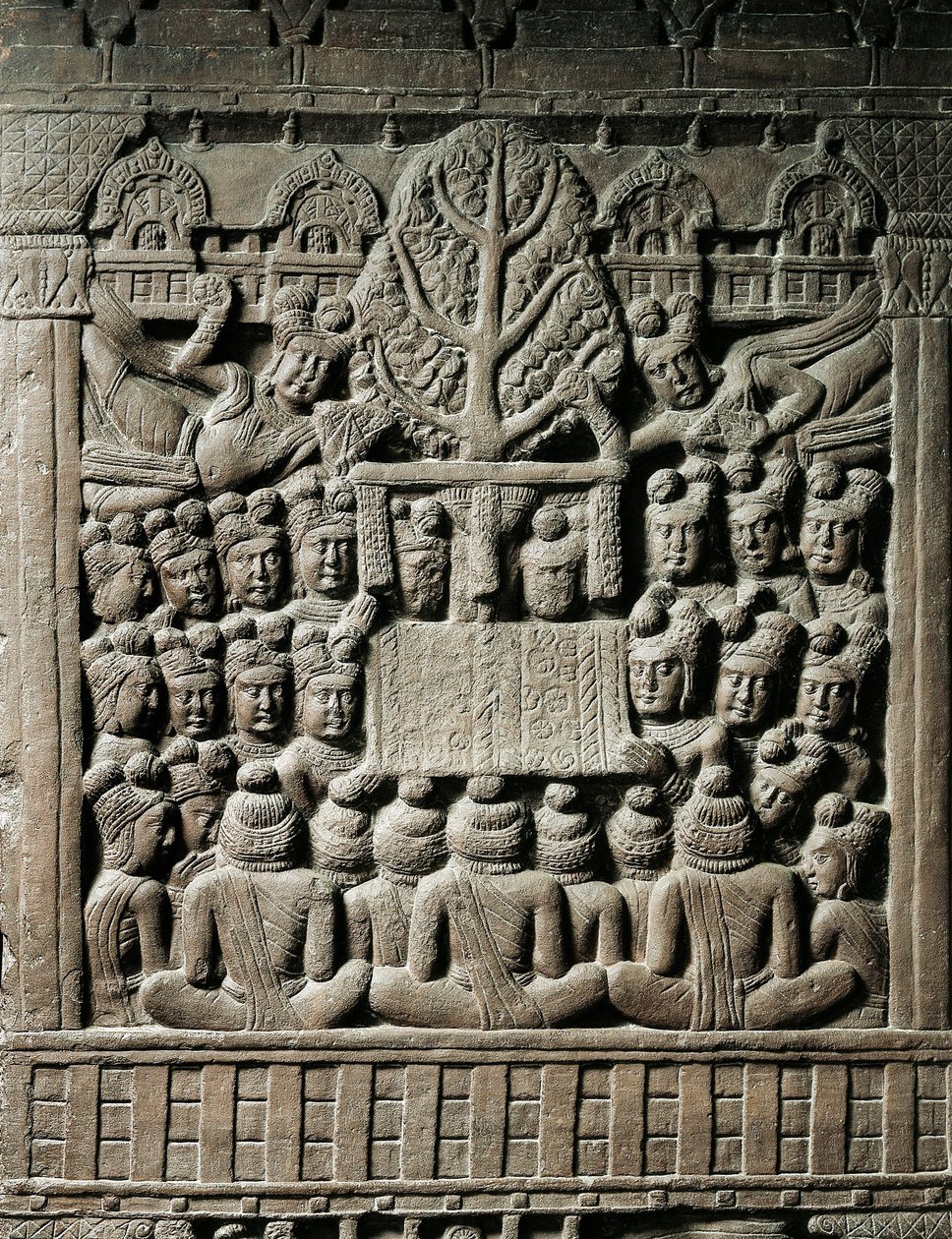 Indian art, Hinduism: low relief representing Yaksha spirits, 2nd ...