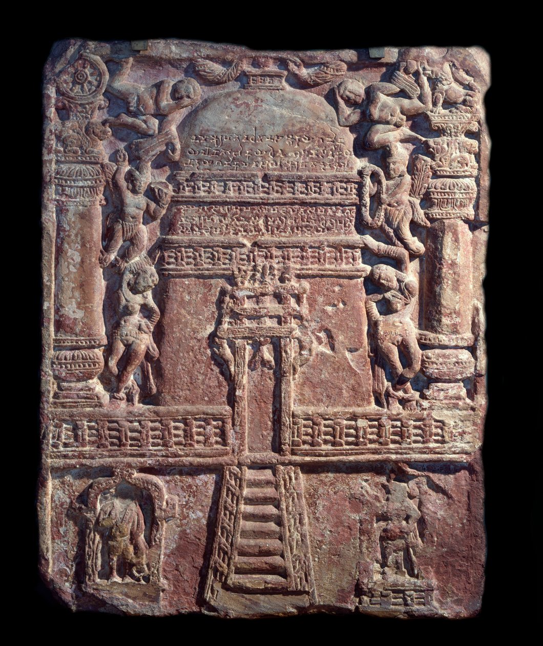 Jain Tablet of Homage Setup by Vasu, the Daughter of Courtesan Lavana ...