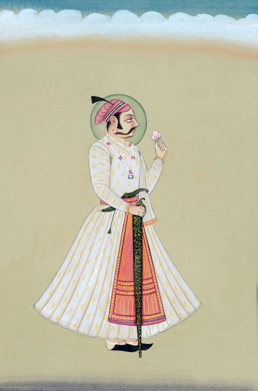 Miniature Painting of Maharana Amar Singh Udaipur