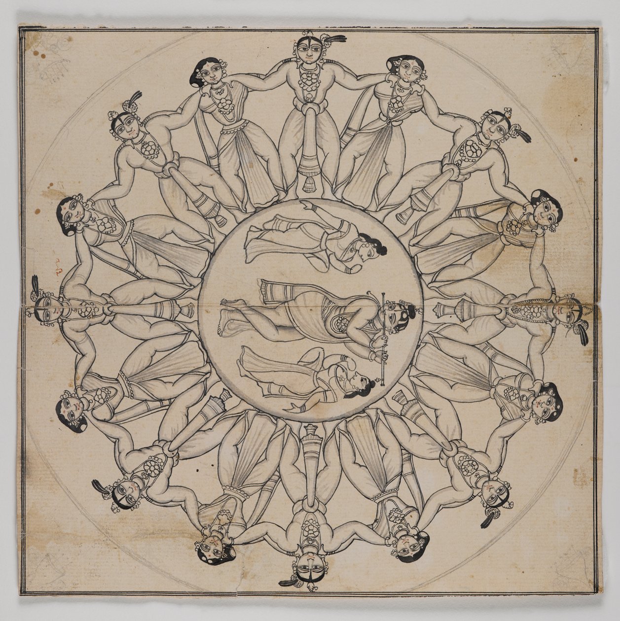 Rasa-lila by Indian School: Highest-quality art reproduction