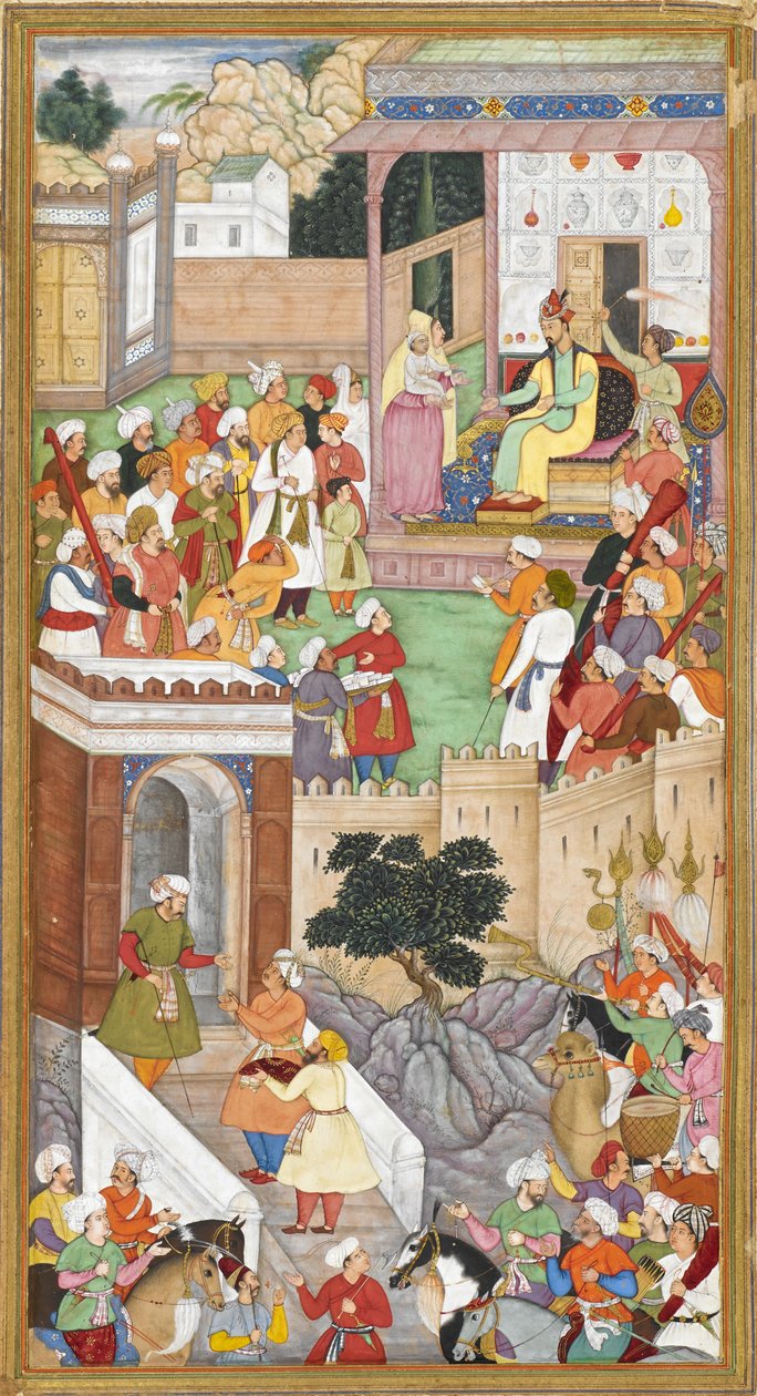 The Young Akbar Presented to Humayun at Kabul